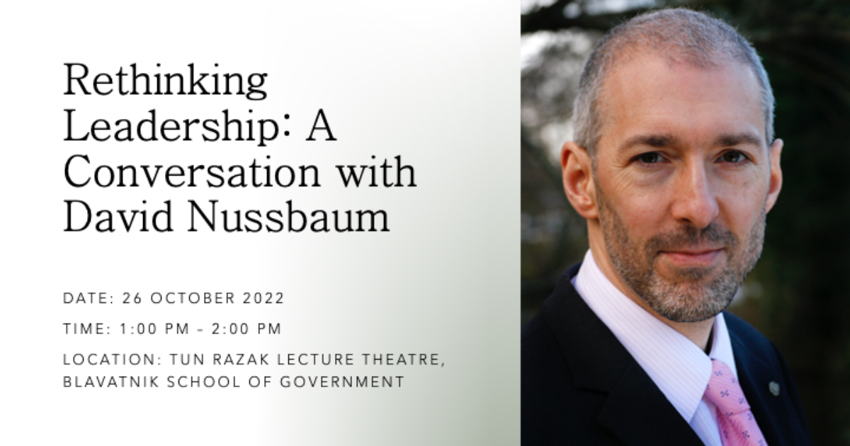 The Oxford Character Project | Rethinking Leadership: A Conversation…