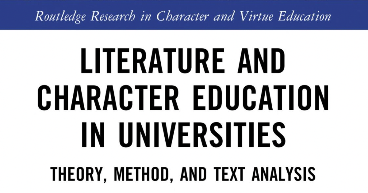 The Oxford Character Project | Book release: Literature and Character…