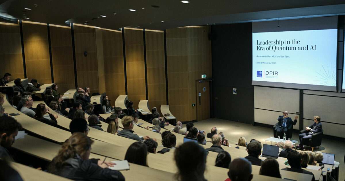 The Oxford Character Project | Muhtar Kent Shares Leadership Lessons…